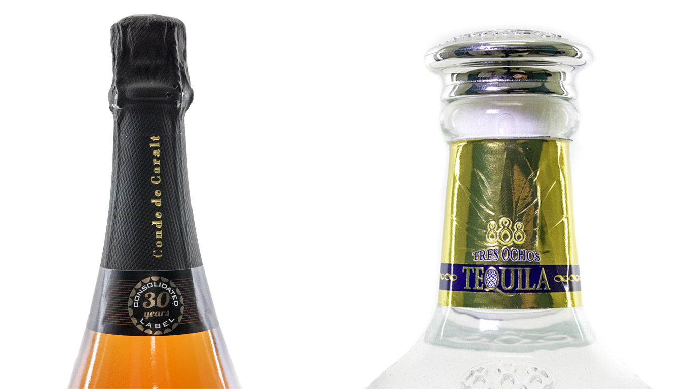 Custom Bottleneck Labels - Instant Quote | Consolidated Label® Custom Bottleneck Labels - Instant Quote | Consolidated Label®