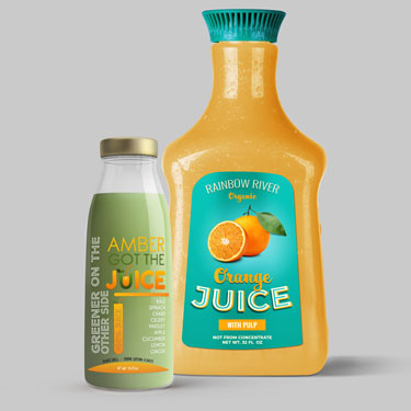 Custom Juice Labels - Instant Quote | Consolidated Label®